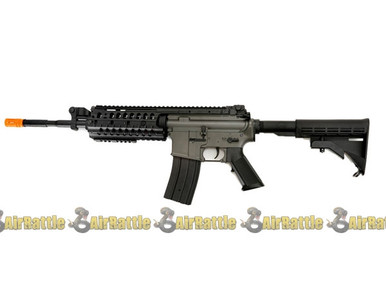 F6613 JG V2 Enhanced M4 S-System RIS Electric Airsoft Rifle ( Black )