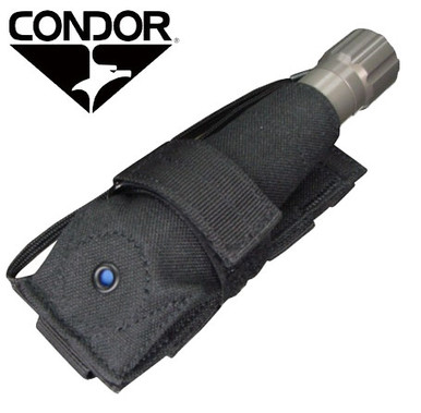 Condor Tactical MOLLE Flashlight Pouch ( BLACK )