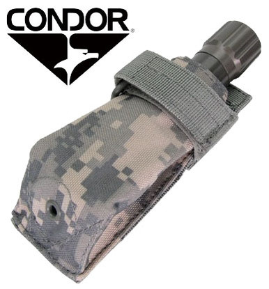 Condor Tactical MOLLE Flashlight Pouch ( ACU CAMO )