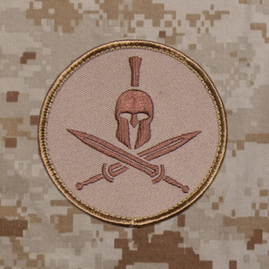 00022 MSM Spatan Helmet Patch Desert - AirRattle