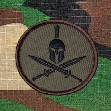 00022 MSM Spatan Helmet Patch Forest - AirRattle