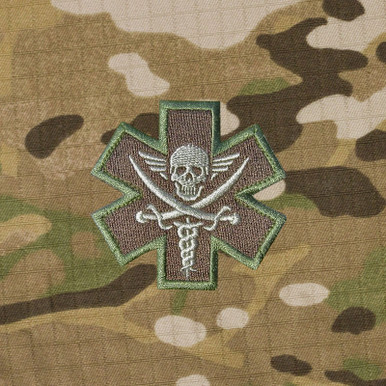 00044 MSM Tactical Medic Pirate Patch Multicam - AirRattle