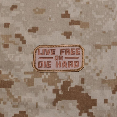 00074 MSM Live Free or Die Hard Patch Desert - AirRattle