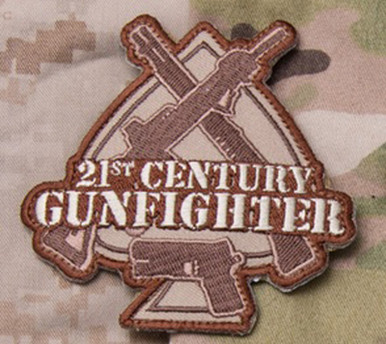 00145 MSM 21st Century Gunfighter Patch Desert
