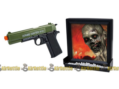 Zombie Hunter 1911 Spring Pistol Kit /w Zombie Sticky Target