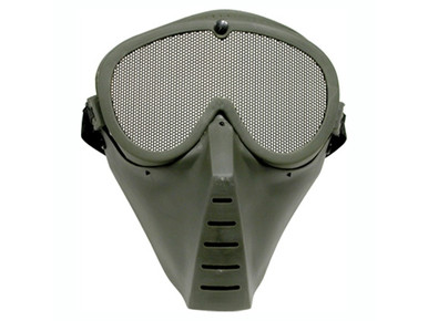 TSD Tactical Full Face Metal Mesh Airsoft Face and Eye Protection Mask ...