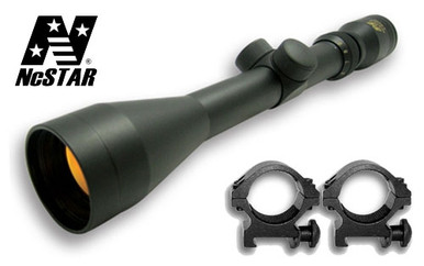 NcStar 3-9x40 Magnifiying Rifle Scope w/ Weaver Rings & Lens Covers.