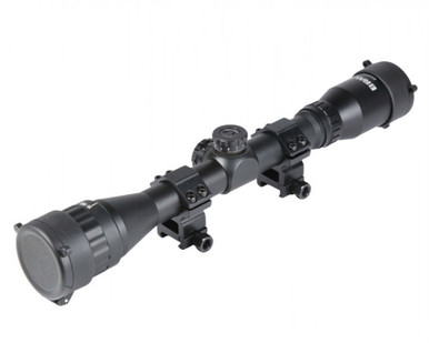 Bravo 4x32 Adjustable Object Scope w/ Rings - AirRattle
