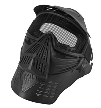 G-Force "KING" Tactical Airsoft Full Face Mask with Mesh Goggles and ...