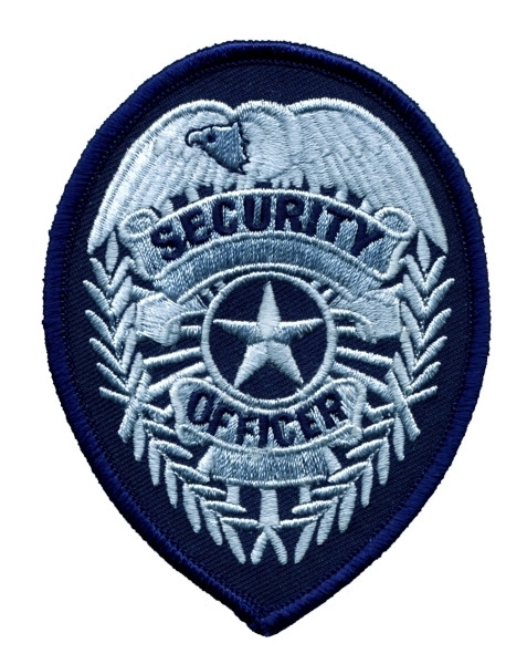 SECURITY OFFICER Badge Patch, 2-3/4x3-3/4" - Hero's Pride