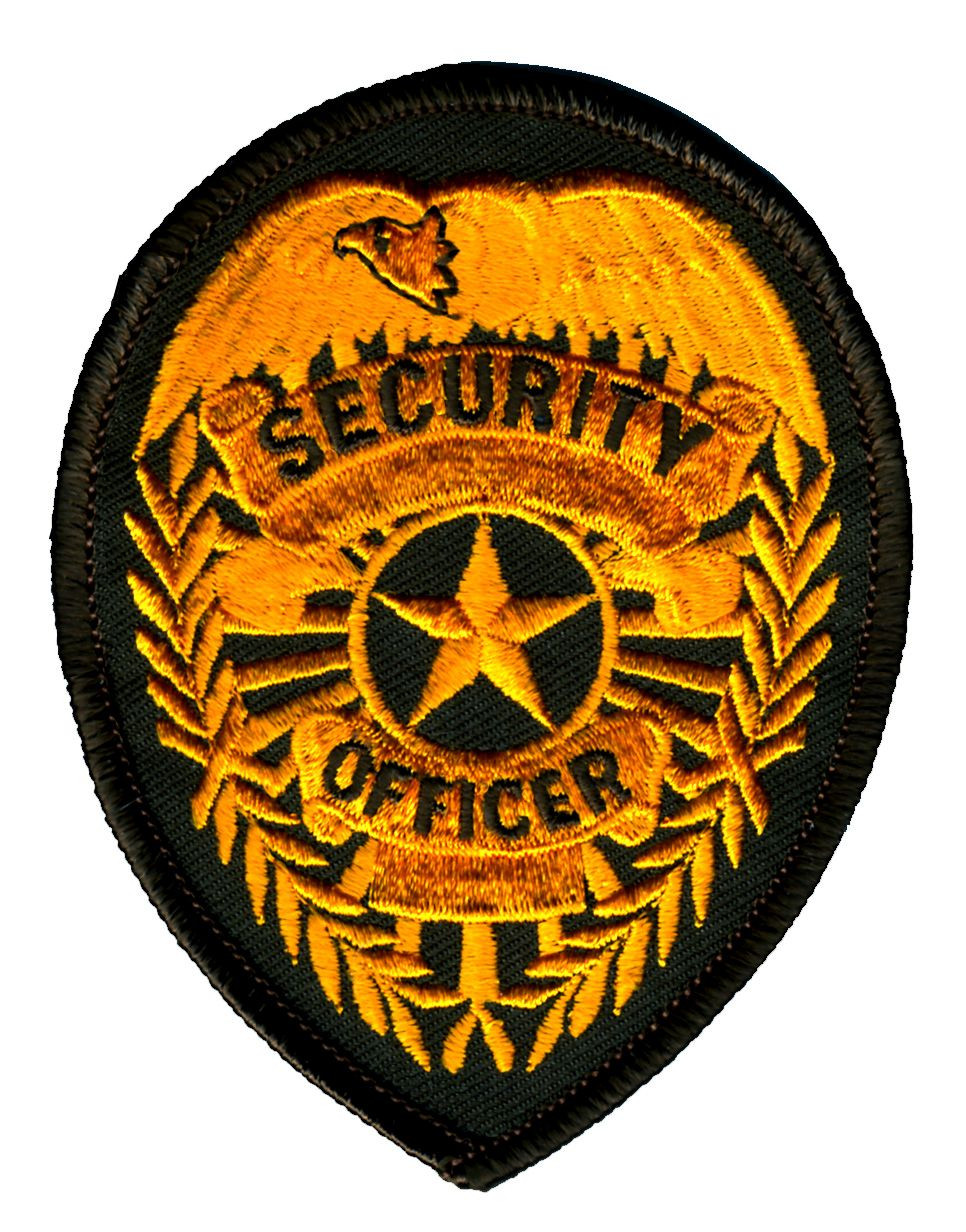 SECURITY OFFICER Badge Patch, 2-3/4x3-3/4" - Hero's Pride