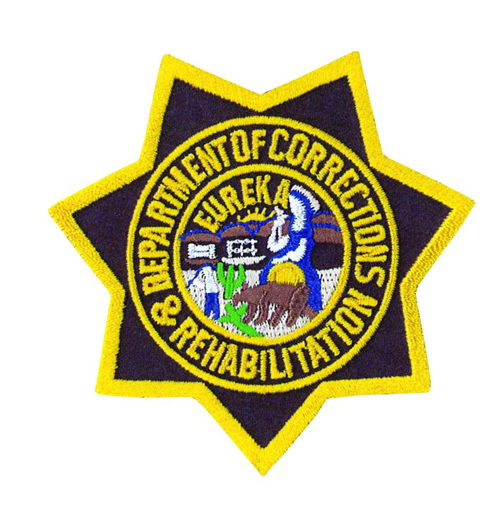CDCR Star Badge Patch, 3x3" - Hero's Pride