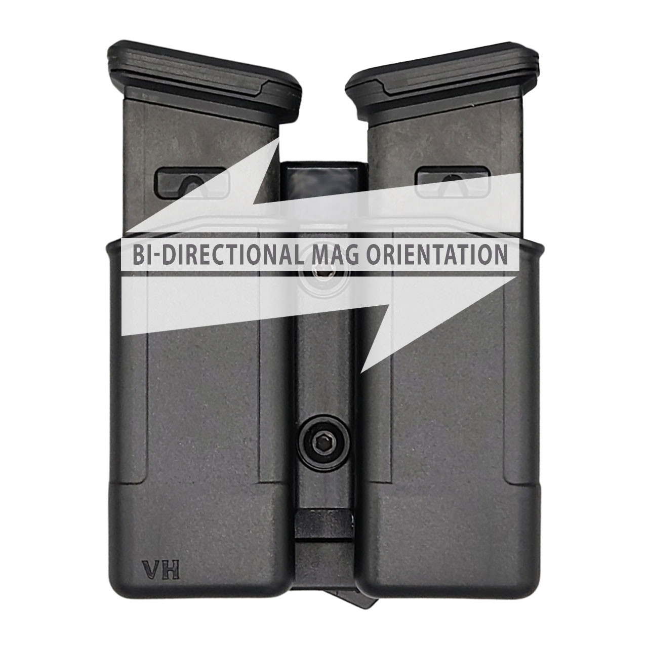 Edge OWB Duty Double Pistol Magazine Case - Universal fit