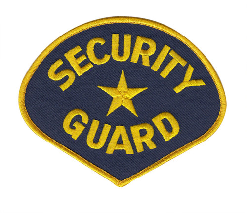 SECURITY GUARD Shoulder Patch, 4-3/4x3-3/4" - Hero's Pride