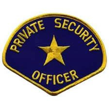 PRIVATE SECURITY OFFICER Shoulder Patch, 4-3/4x3-3/4" - Hero's Pride