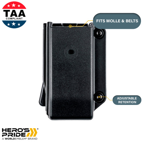 Edge IWB/OWB Duty Single Pistol Magazine Case - Universal fit with ...