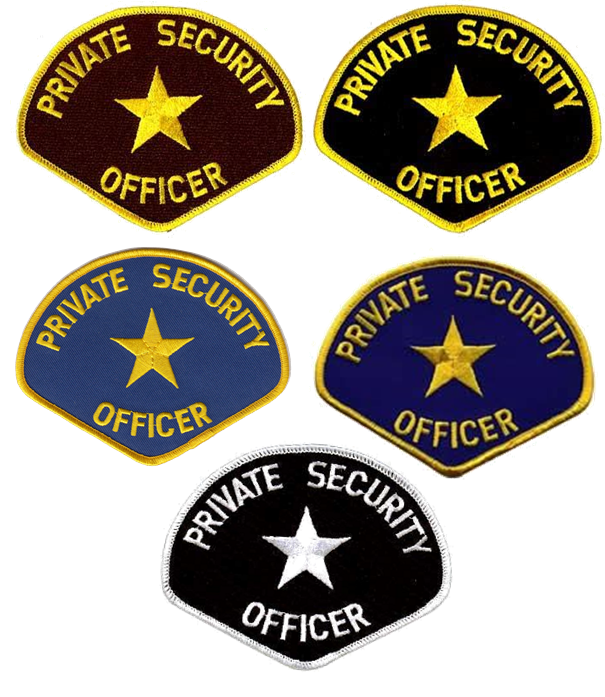 SECURITY OFFICER Badge Patch, 2-3/4x3-3/4" - Hero's Pride