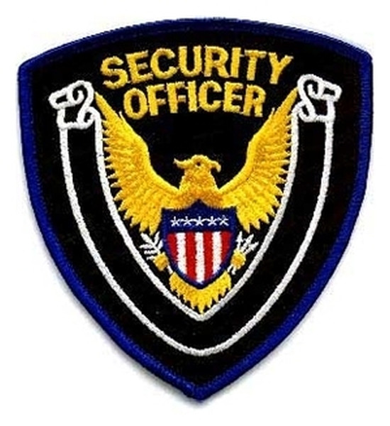 SECURITY OFFICER Shoulder Patch, 4x4" - Hero's Pride