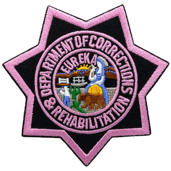 CDCR Star Badge Patch, 3x3" - Hero's Pride