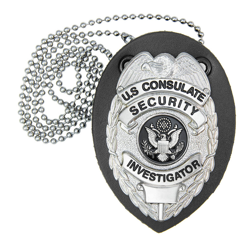 Universal Oval Badge Holder, Shield, 2-5/8x3-5/8" - Hero's Pride