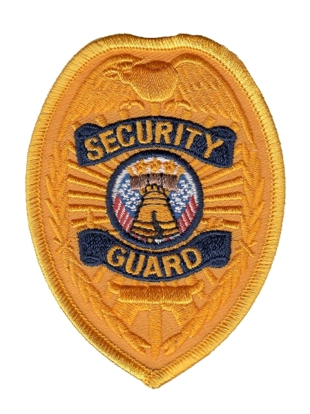 Buy SECURITY GUARD Badge Patch, 2-1/2x3-3/8' - Hero's Pride Online at ...