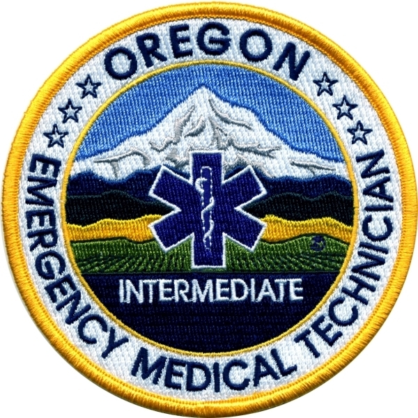Buy OREGON EMERGENCY MEDICAL TECHNICIAN Shoulder Patch, 4' Circle ...
