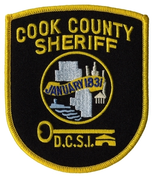 Buy COOK COUNTY SHERIFF Shoulder Patch, 3-1/2x4-1/4' - Hero's Pride Online at Best price - CA