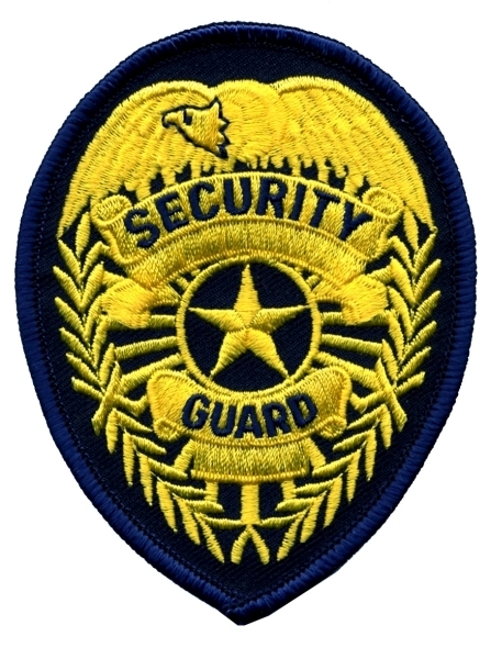 Buy SECURITY GUARD Badge Patch, 2-3/4x3-3/4' - Hero's Pride Online at ...