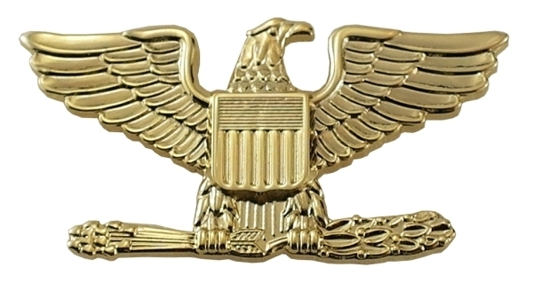 Buy Colonel, Pin & Safety Catch, Pairs, Regular-1' High - Hero's Pride ...