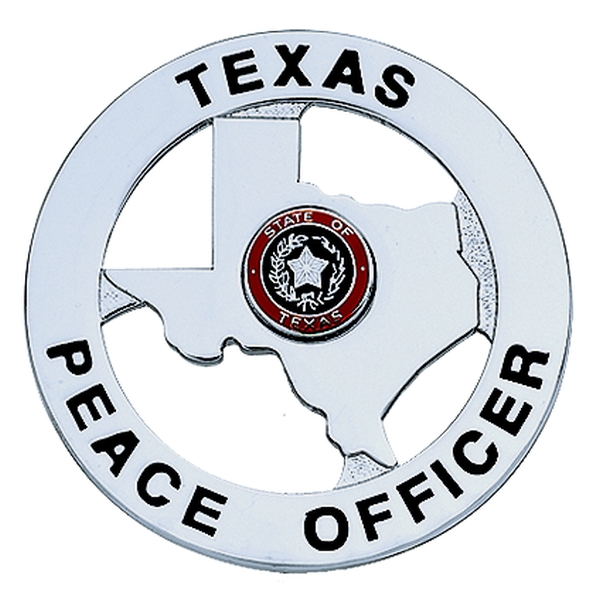 Buy TEXAS PEACE OFFICER Badge, 2-1/8' Circle - Hero's Pride Online at ...