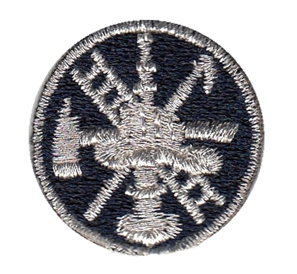 Buy Fire Scramble Embroidered Collar InsigniaMet., 1' Circle - Hero's ...