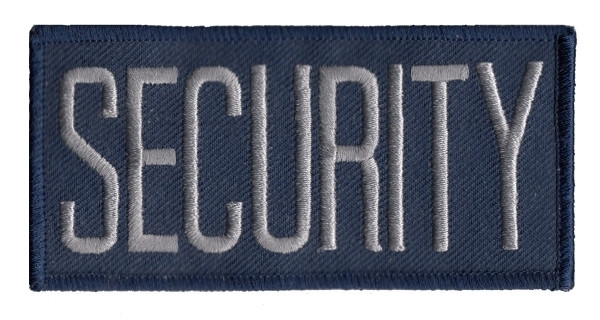 Buy SECURITY Chest Patch, Hook, Grey/Midnight Blue, 4x2' - Hero's Pride ...