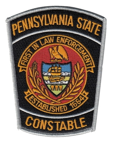PENNSYLVANIA STATE CONSTABLE Shoulder Patch, 3-3/4x4-7/8" - Hero's Pride