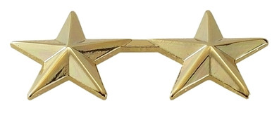 2 Stars, 2 Posts & Clutch Backs, Pairs, 5/8" High - Hero's Pride