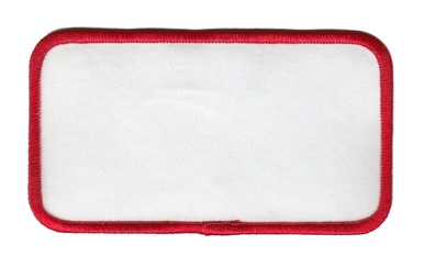 Name Blanks, Merrowed Bordered, Medium Gold/White, 4.5x2.5" - Hero's Pride