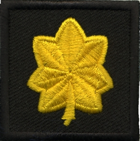 Buy Major, Embroidered Rank, Pair, Med.Gold/Black, 1-1/2x1-1/2' - Hero ...