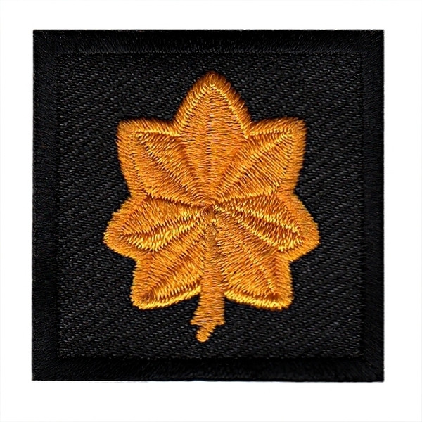 Buy Major, Embroidered Rank, Pair, Dark Gold/Black, 1-1/2x1-1/2' - Hero ...