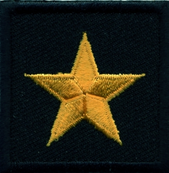 Buy General (1 Star), Embroidered Rank, Pair, Dark Gold/Black, 1-1/2x1 ...