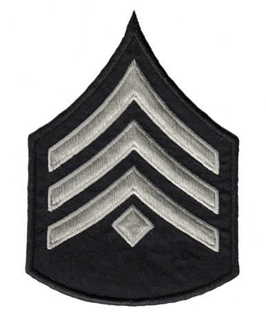 LAPD Chevrons, D2, (3+Diamond), Pairs, LAPD SilverGrey/Black, 3-1/8"W ...