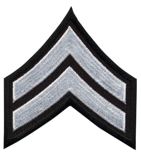 Buy CPL Chevrons, White/Black, 3' Wide - Hero's Pride Online at Best ...