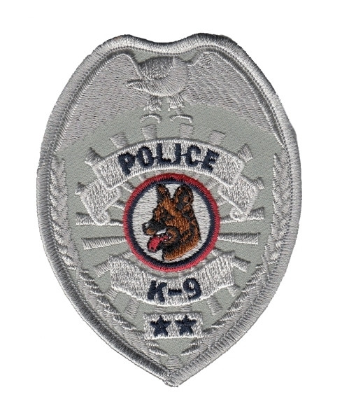 Buy POLICE K9 Badge Patch, Silver, 2-1/2x3-1/2' - Hero's Pride Online ...