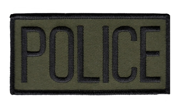 Buy POLICE Chest Patch, Black/O.D., 4x2' - Hero's Pride Online at Best ...