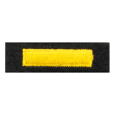 Service Bars - Continuous, Felt, Med Gold/Midnight Navy, 1x1/4" Bar ...