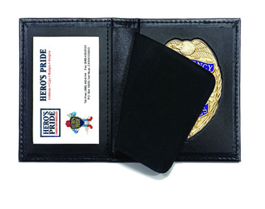 Deluxe Bi-Fold ID Case with Recessed Badge Cutout - Hero's Pride