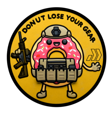 DONUT LOSE YOUR GEAR - PVC Morale Patch