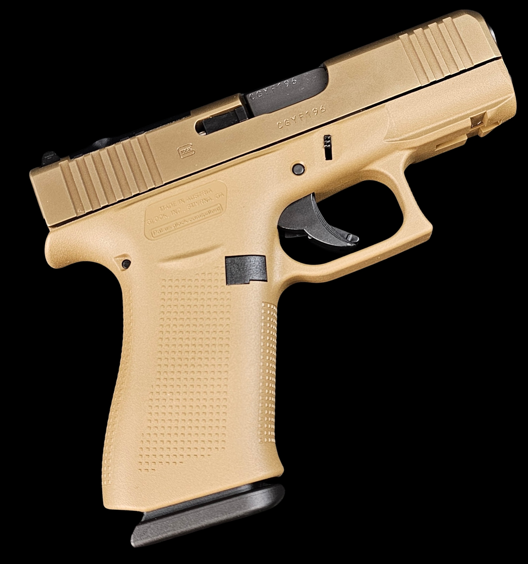 Glock™ 43X MOS FDE/Bronze 9mm Optics-Ready Pistol