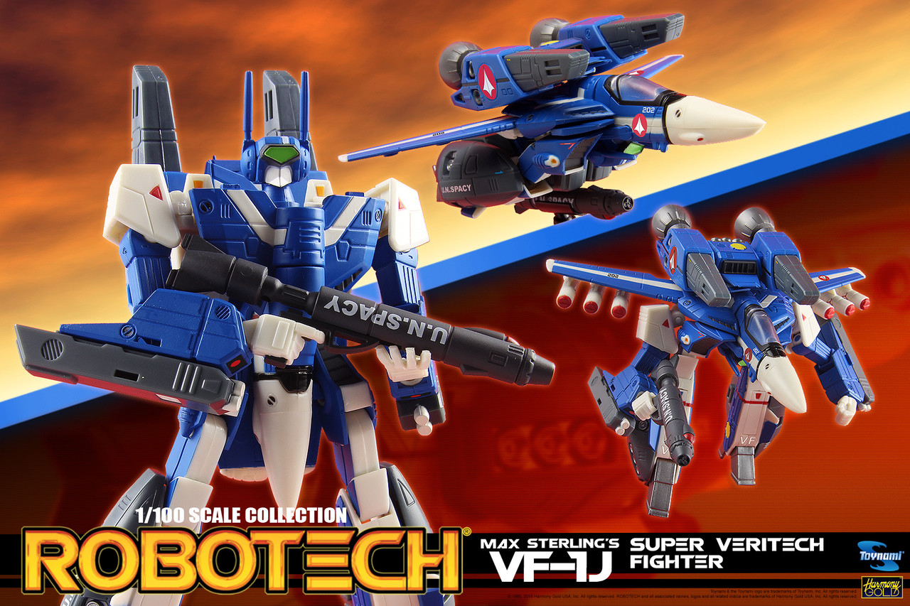 Robotech 1/100 Max Sterling VF-1J Super Veritech - Toynami Shop