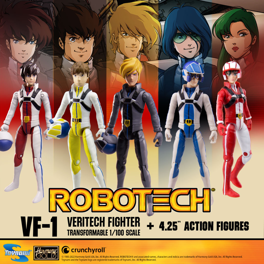 Robotech Veritech Fighter Transformable 1/100 scale + 4.25" Pilot ...