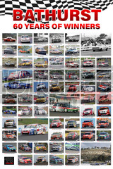 60 Years of Bathurst - Bathurst - 60 YEARS OF WINNERS, White Background ...