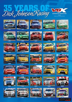 ASP082 - Poster, 35 YEARS OF DICK JOHNSON RACING - AUTOPICS